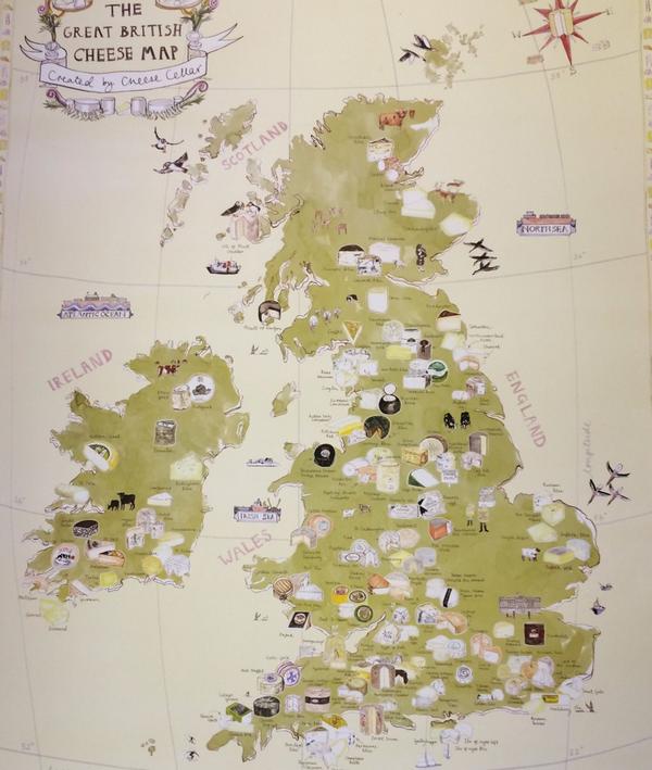 Region Map Of Uk Cheese Completed 'UK Pie Map' Revealed As Regional