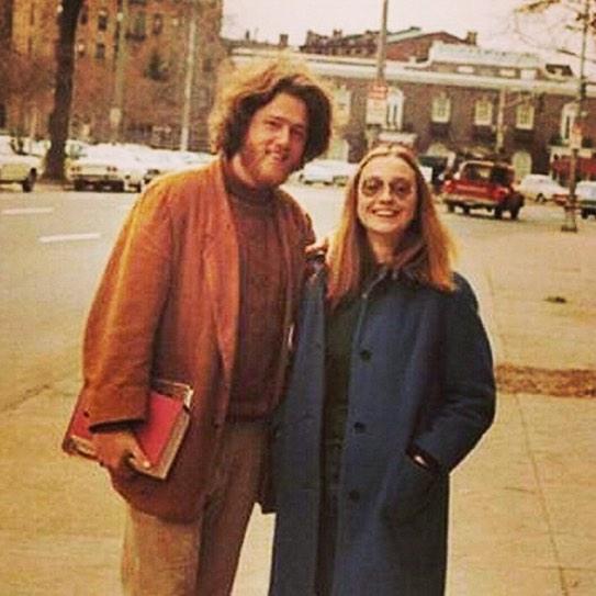 Bill Clinton And Hillary Clinton Hippies