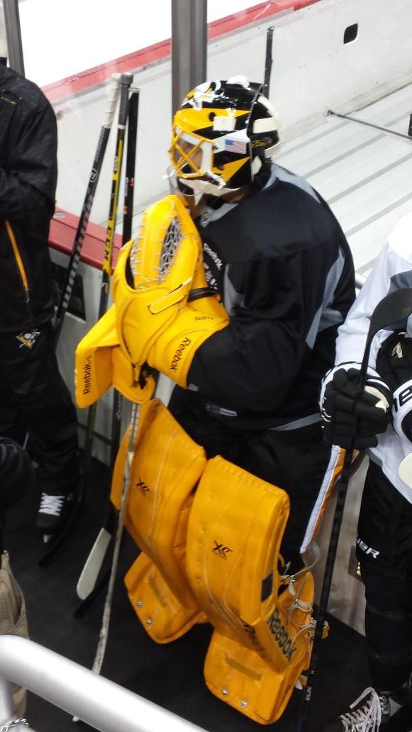 Marc Andre Fleury Yellow Pads