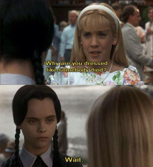 Wednesday Addams Meme Homicide