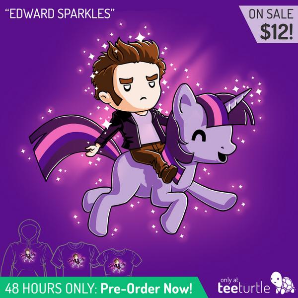 TeeTurtle on Twitter: "“Bro, do you even sparkle?” Team Sparkle, grab “Edward Sparkles” for $12 ...