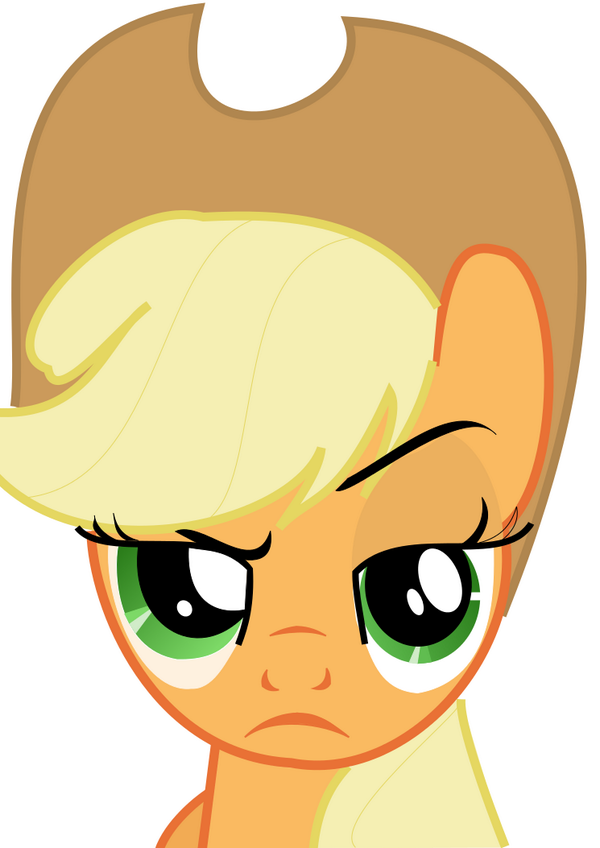 Applejack Face Vector