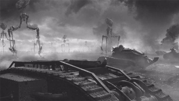 This eerie 'alien invasion' clip combines ww1 & war of the worlds ...