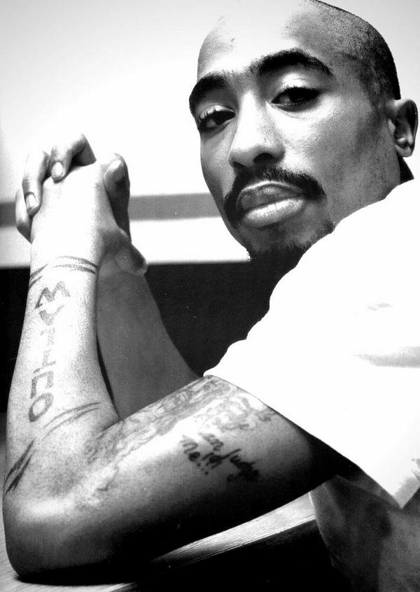 Tupac Shakur Arm Tattoos
