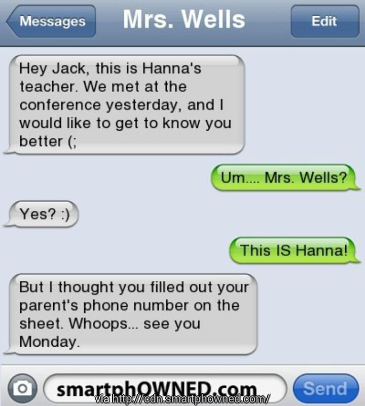 Awkward Teacher Texts