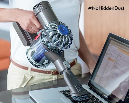 A keyboard may have as much bacteria as a toilet seat. Use your Dyson ...