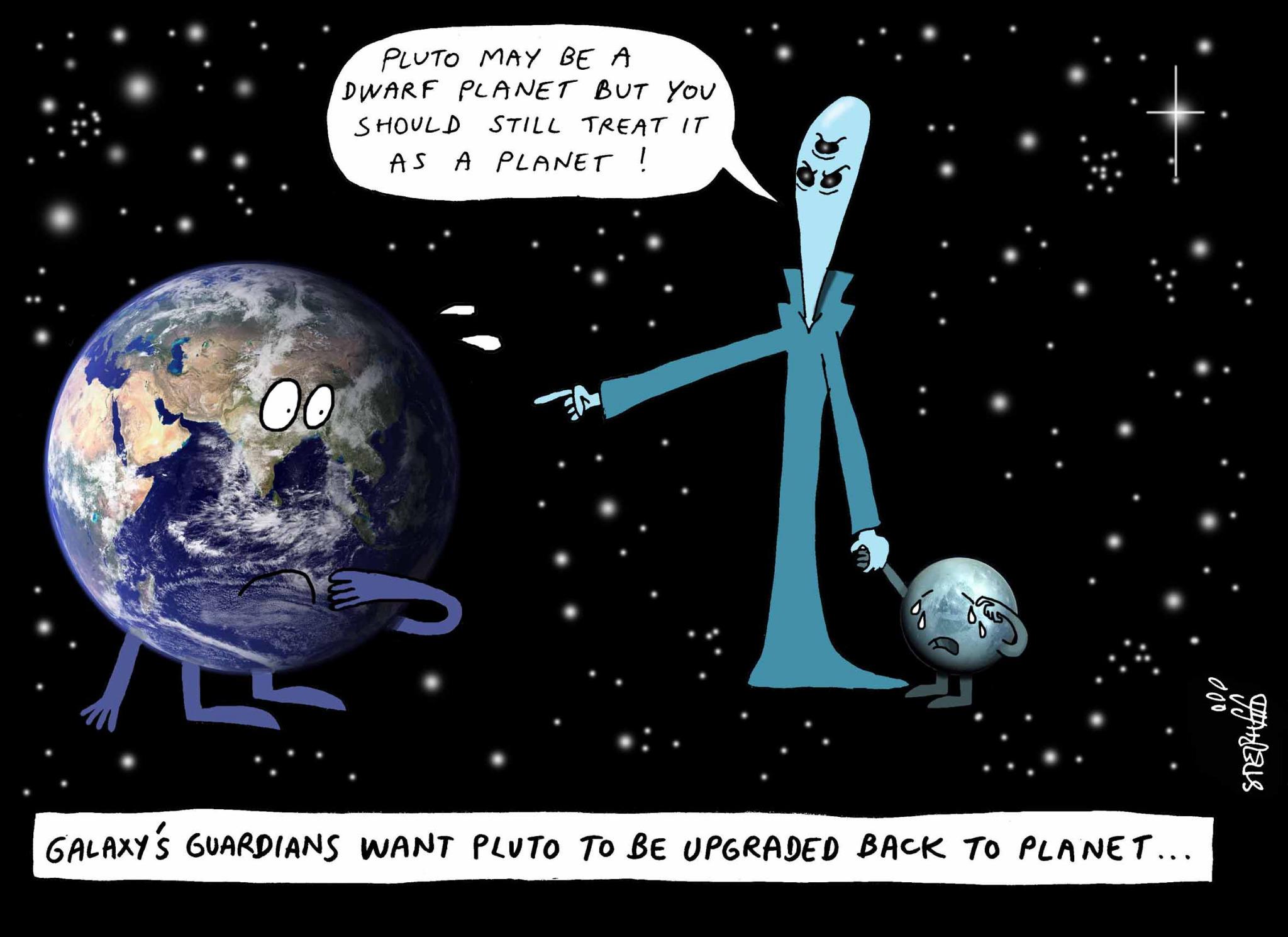 Solar System Planets Pluto