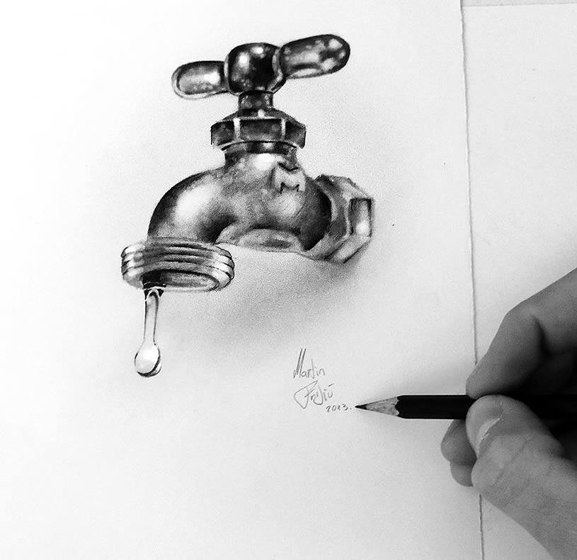 Realistic Water Drawing