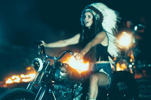 Lana Del Rey Ride Motorcycle