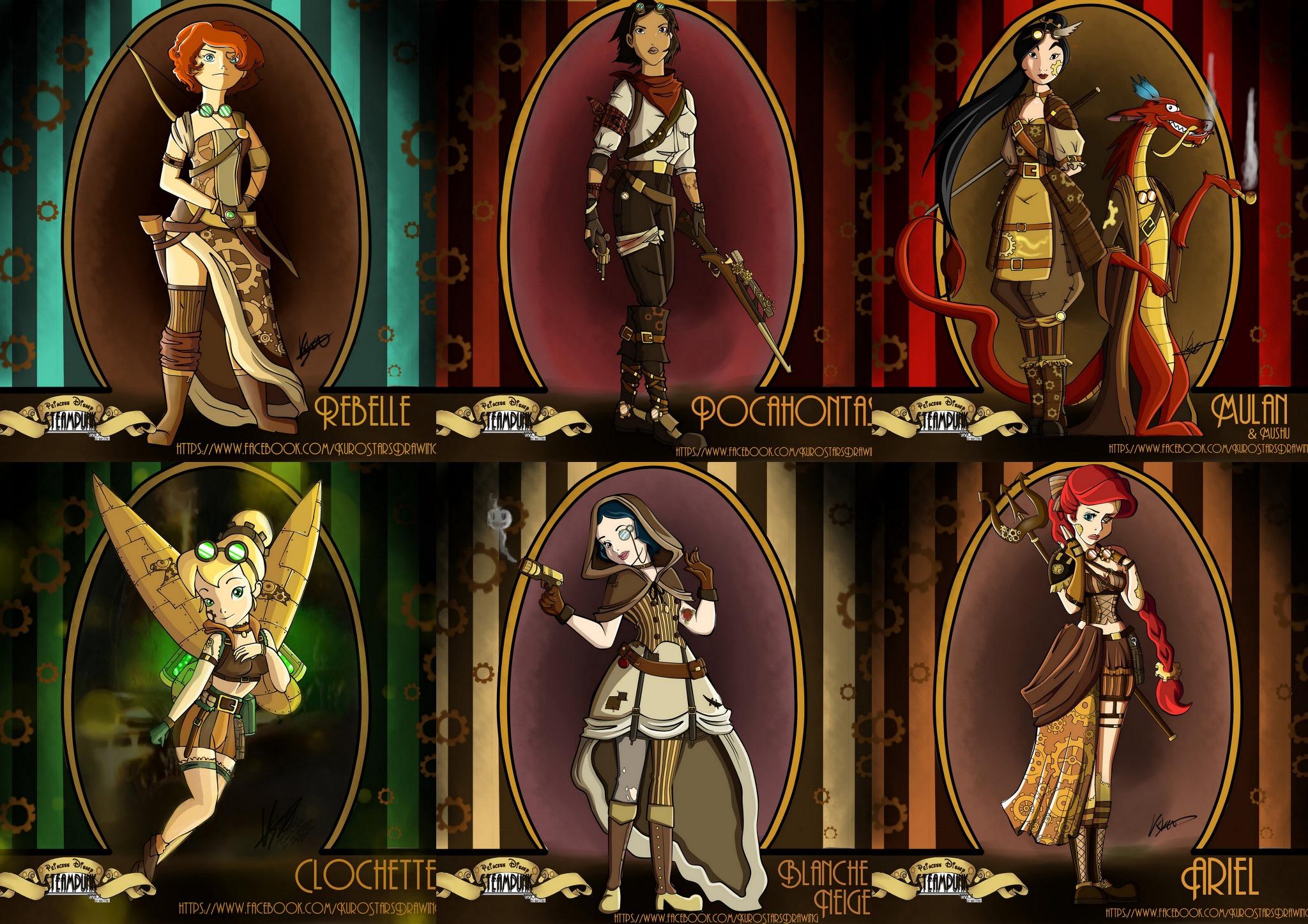 Princesas Disney Steampunk