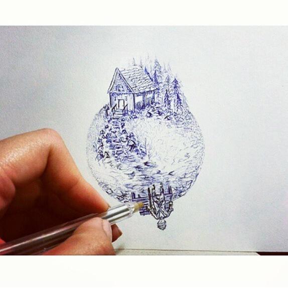 Awesome Pen And Ink Drawings