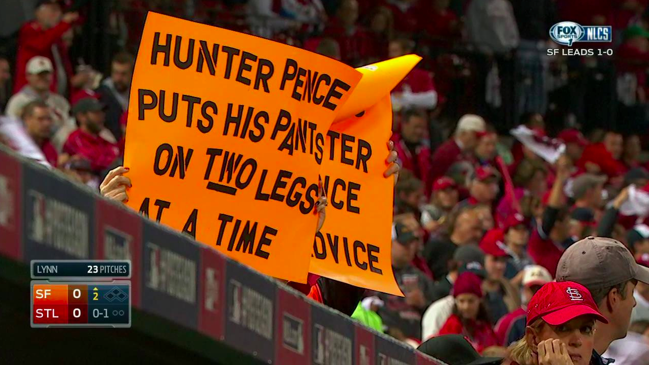 Catchy Baseball Game Signs