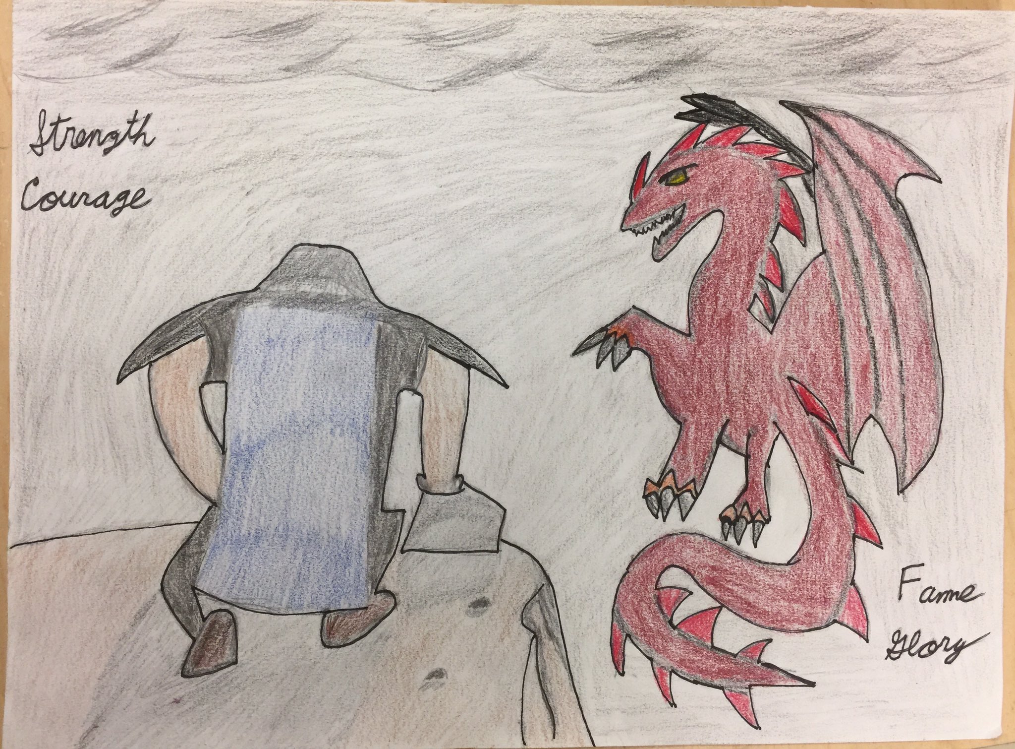 Beowulf And The Dragon