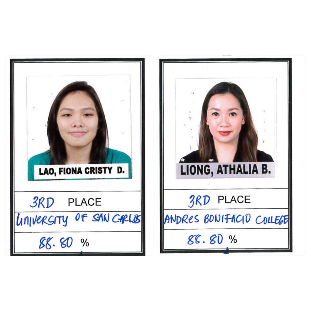 LOOK: 2016 Bar Exams 3rd placers Lao, Fiona Cristy and Liong, Athalia ...