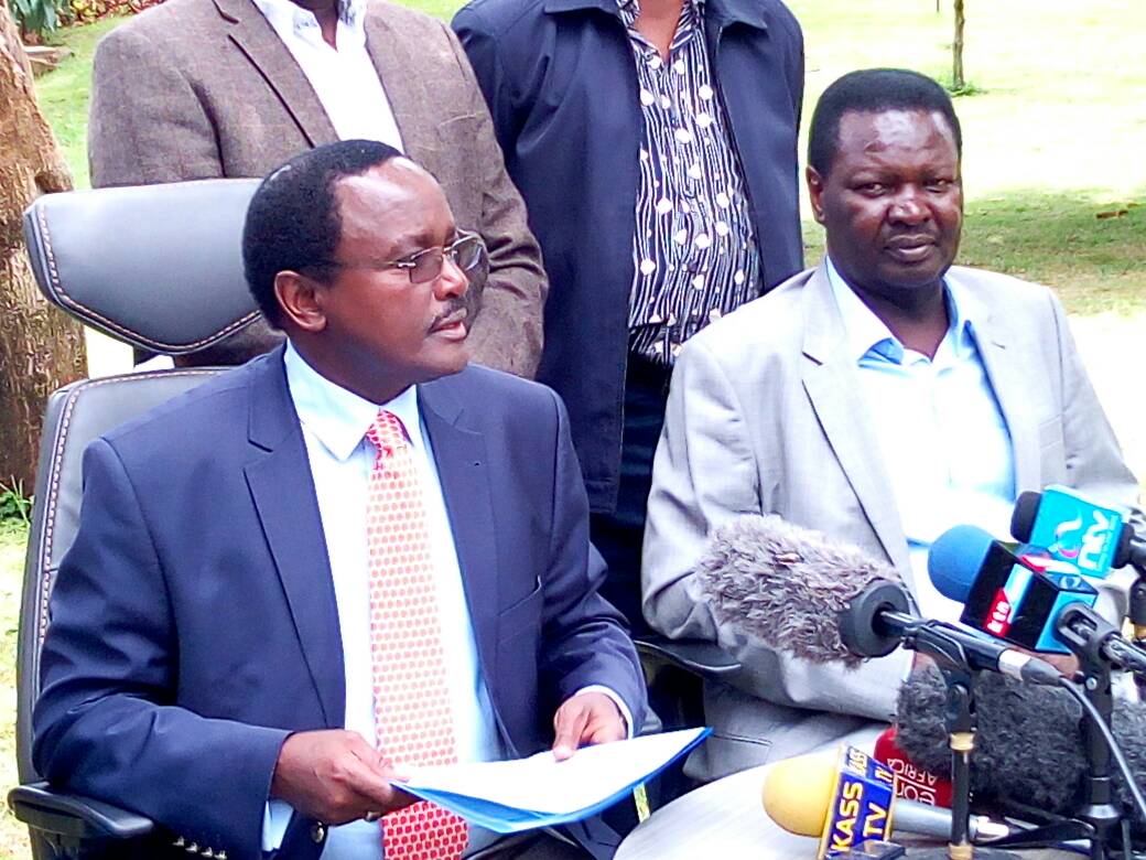 Kalonzo Musyoka: Honorable Nyenze expresses belief. He has received a ...