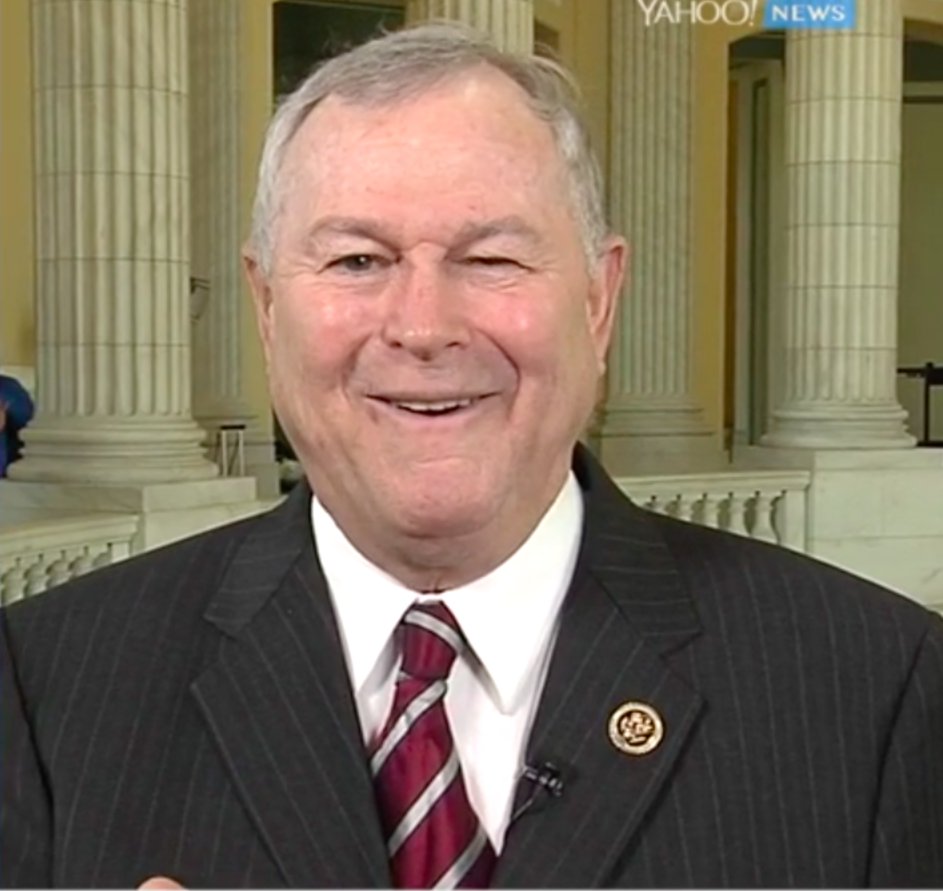 At an HFAC session today, (L) spoke in defense of . In response, (R ...