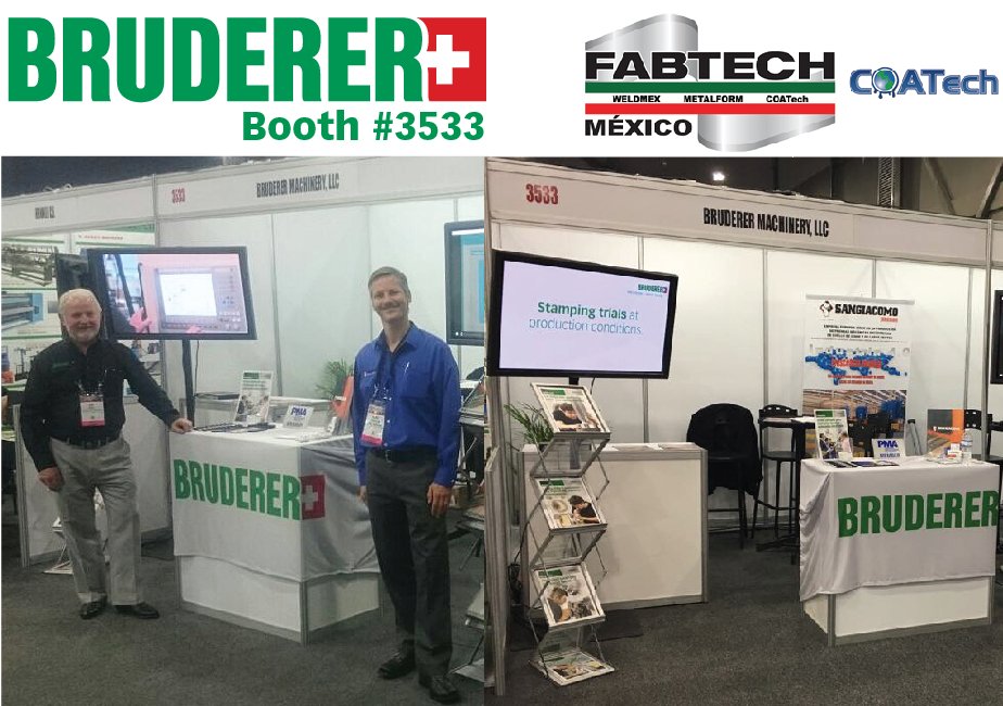 Bruderer Americas on Twitter: "Day 2 of @fabtechmexico in #Monterrey just started. Swing by ...