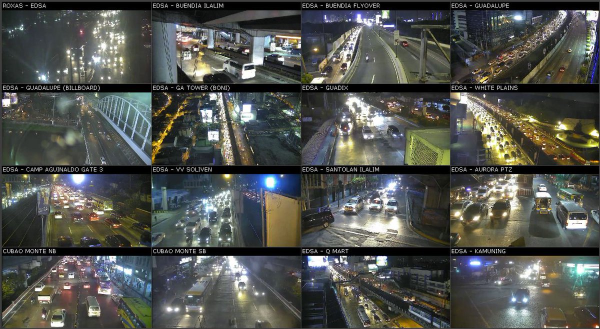 Traffic view of EDSA as of 8:23 PM. mmda | Official MMDA | Scoopnest