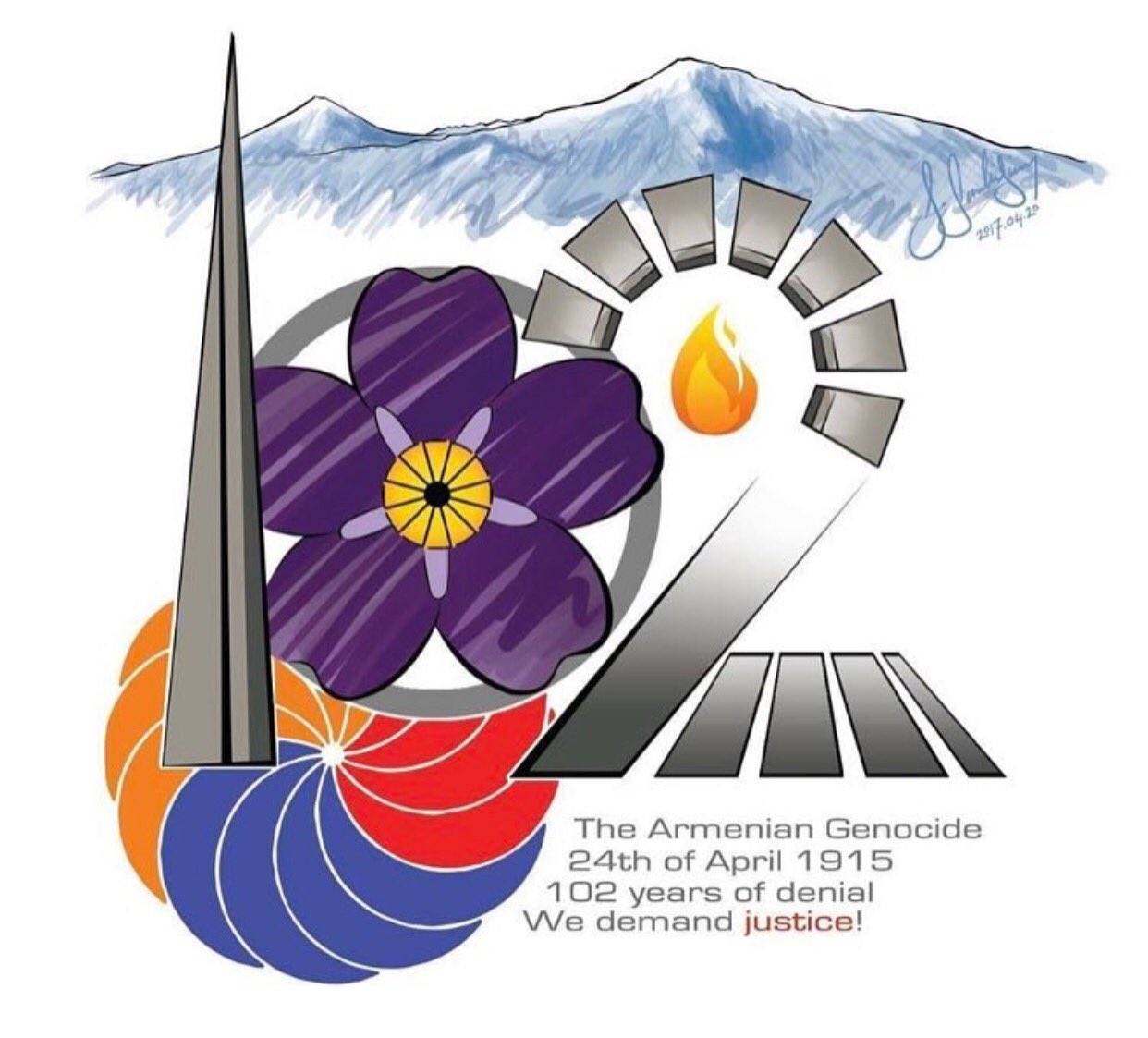 Houry Gebeshian on Twitter: "April 24 - Armenian Genocide Remembrance ...