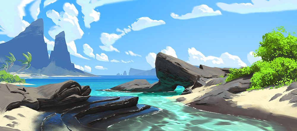 Disney Concept Art Environment