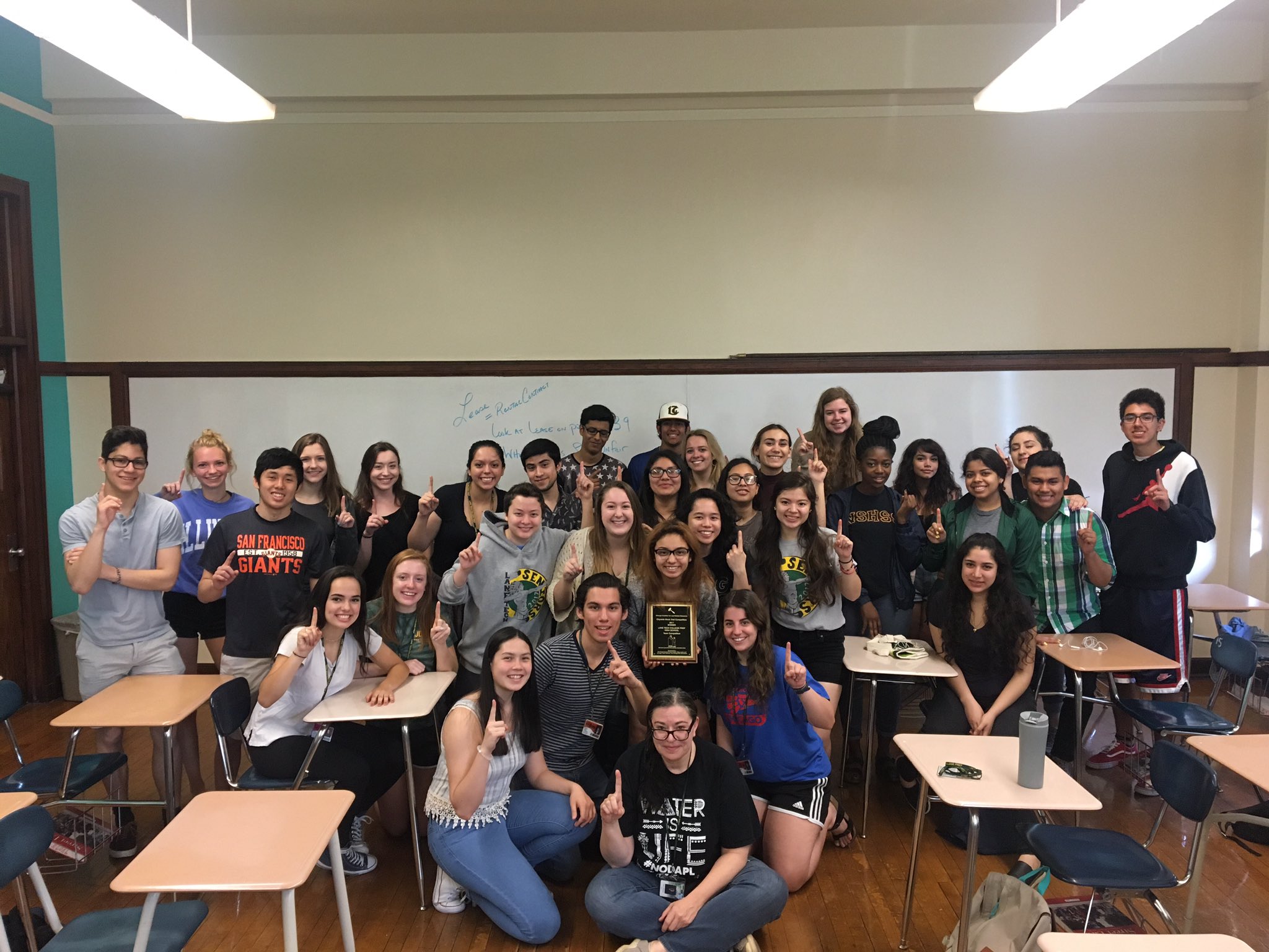 Lane Tech High School Students