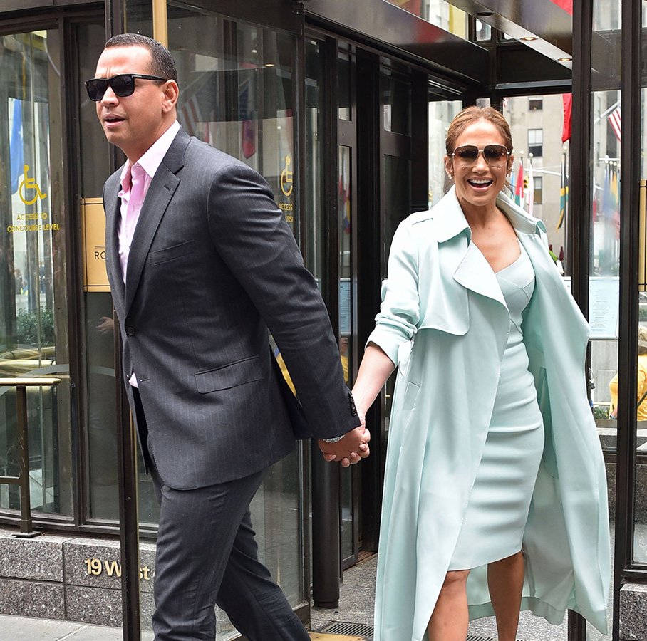 .JLo and AROD make a dashing couple as they leave lunch in NYC (Photo ...