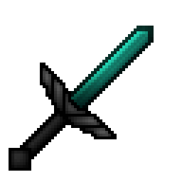 Minecraft Diamond Sword Transparent Background