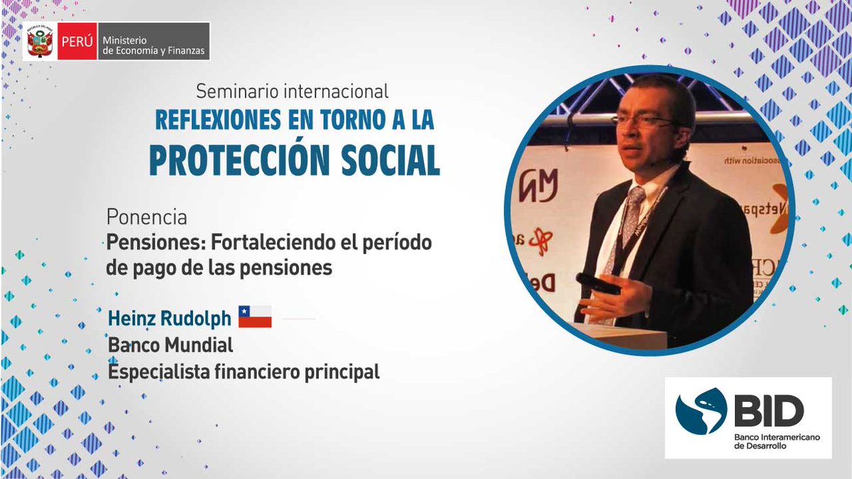 Heinz Rudolph, especialista financiero del BancoMundial, en Reflexiones ...