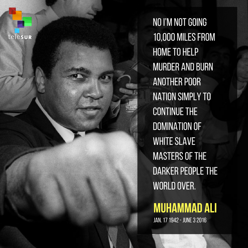 In 1967 boxer Muhammad Ali refused his induction into the US Army for ...