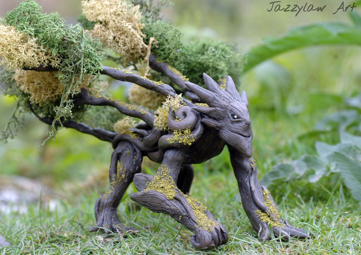 I sculpted a pretty fern hound from polymer clay! : r/Guildwars2