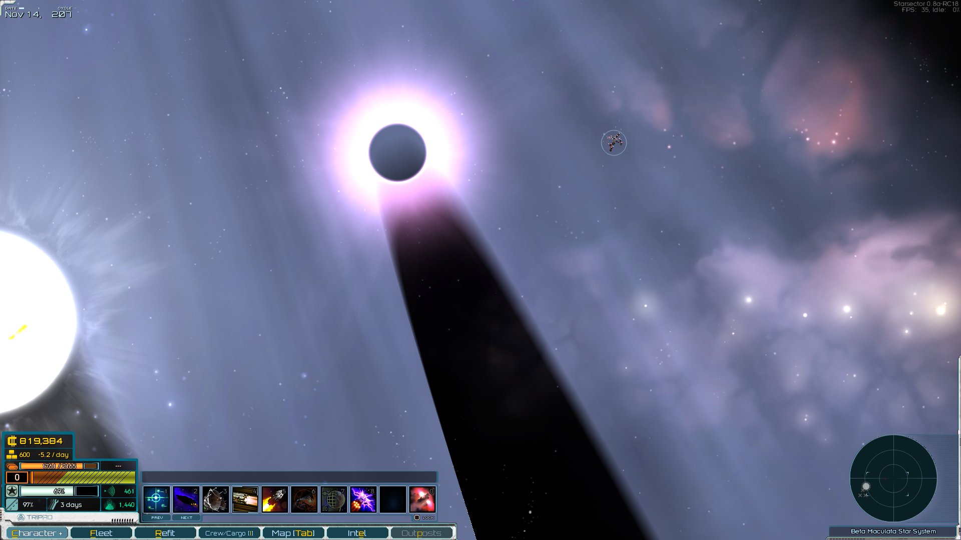 Space Neutron Star Engine