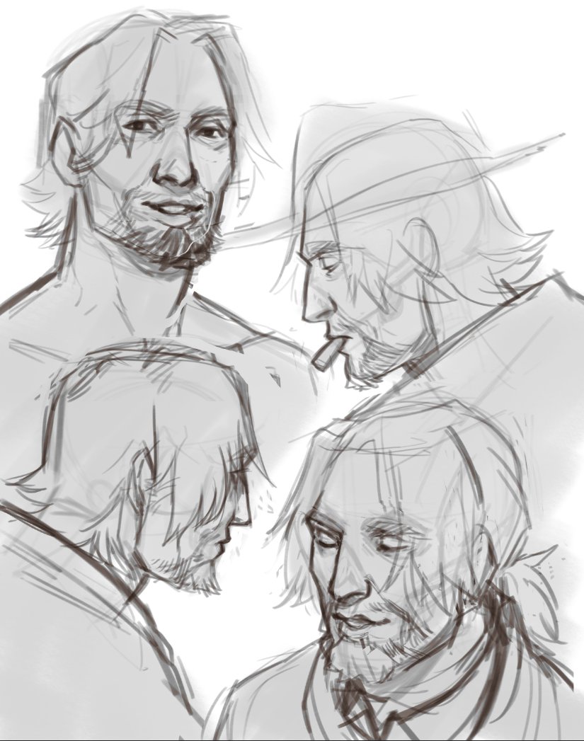 「Drew my favorite cowboy for today's warm」|jami 🏴‍☠️🏳️‍🌈 ️ On Patre0n!の漫画