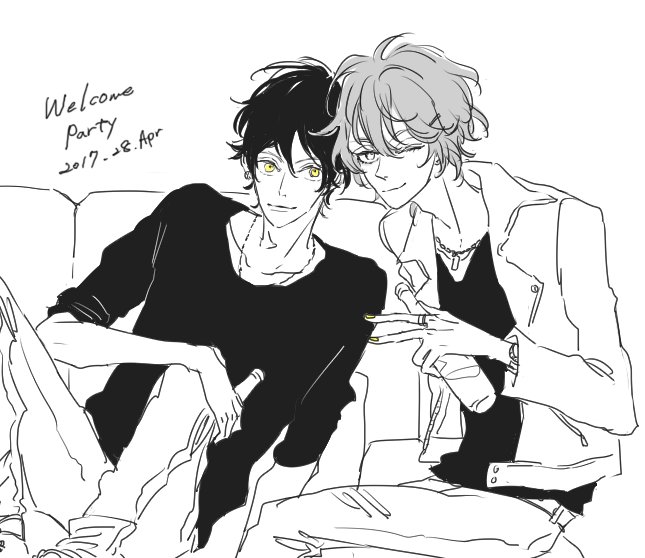 「Joshua welcome party. 同い年の旅行好き同士、馬が合ってたらかわいいな〜。 いきなり仲悪くなってる可」eccoの漫画