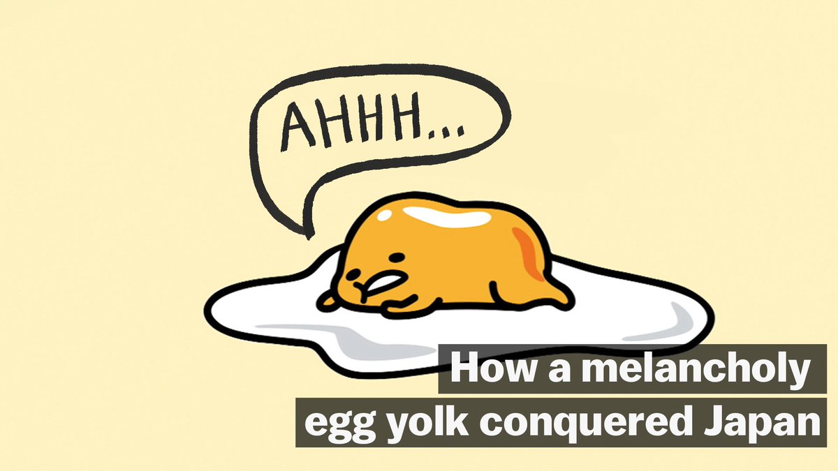 Gudetama, the wildly popular egg yolk character in the sanrio universe ...