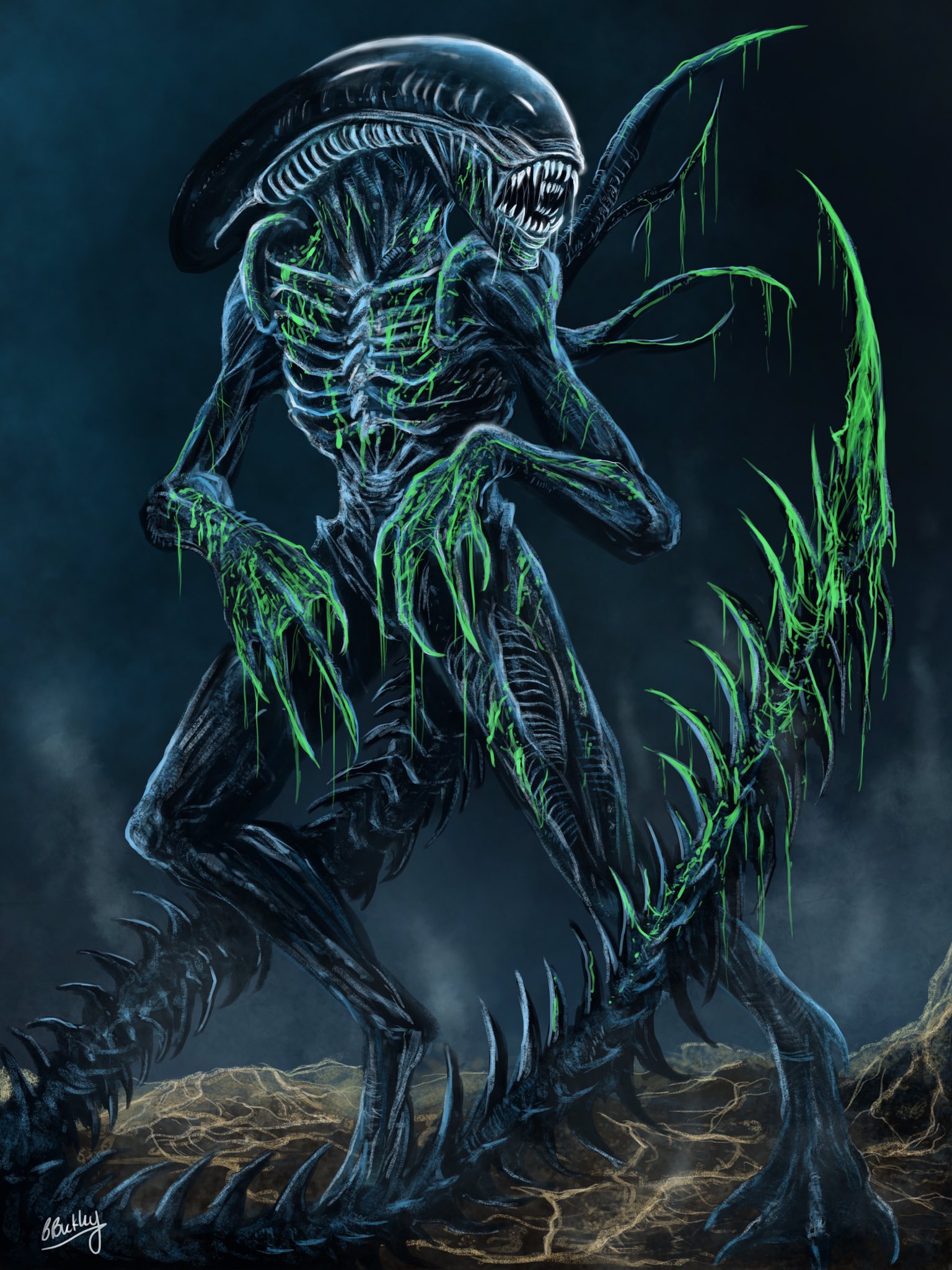 Xenomorph Hive By Obnad On Deviantart