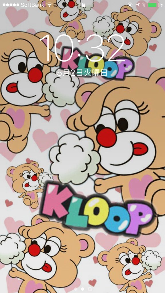 チャキ♀☆倖田組 on Twitter: "(*ฅ´ロ`)ฅKLOOPの待ち受け～ww 天気予報のKLOOP😁👍 可愛い(ฅ¯ω¯ฅ )💓良い感じにできた