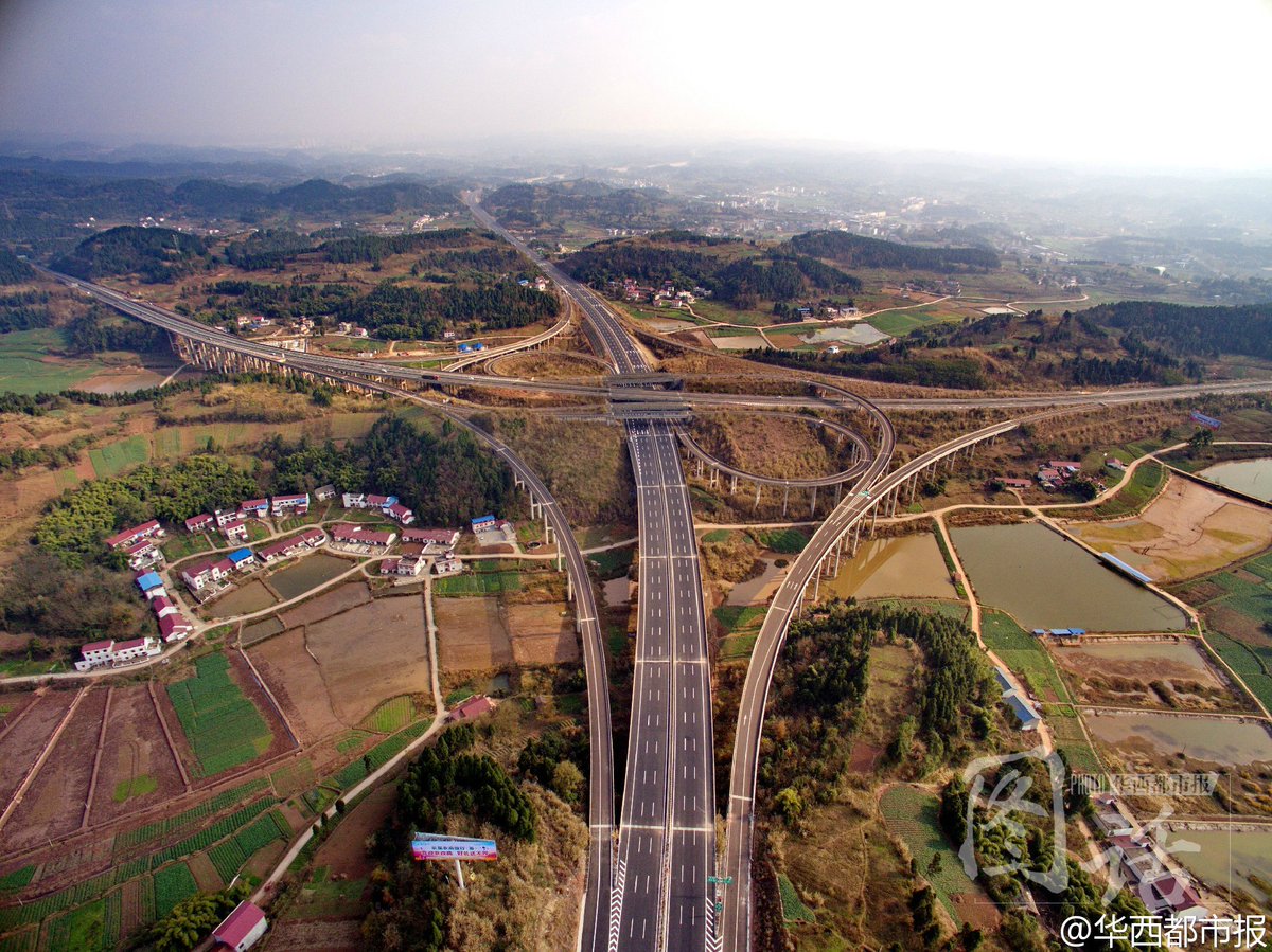 Chengdu: The fastest highway between China's Chengdu & Chongqing will op...