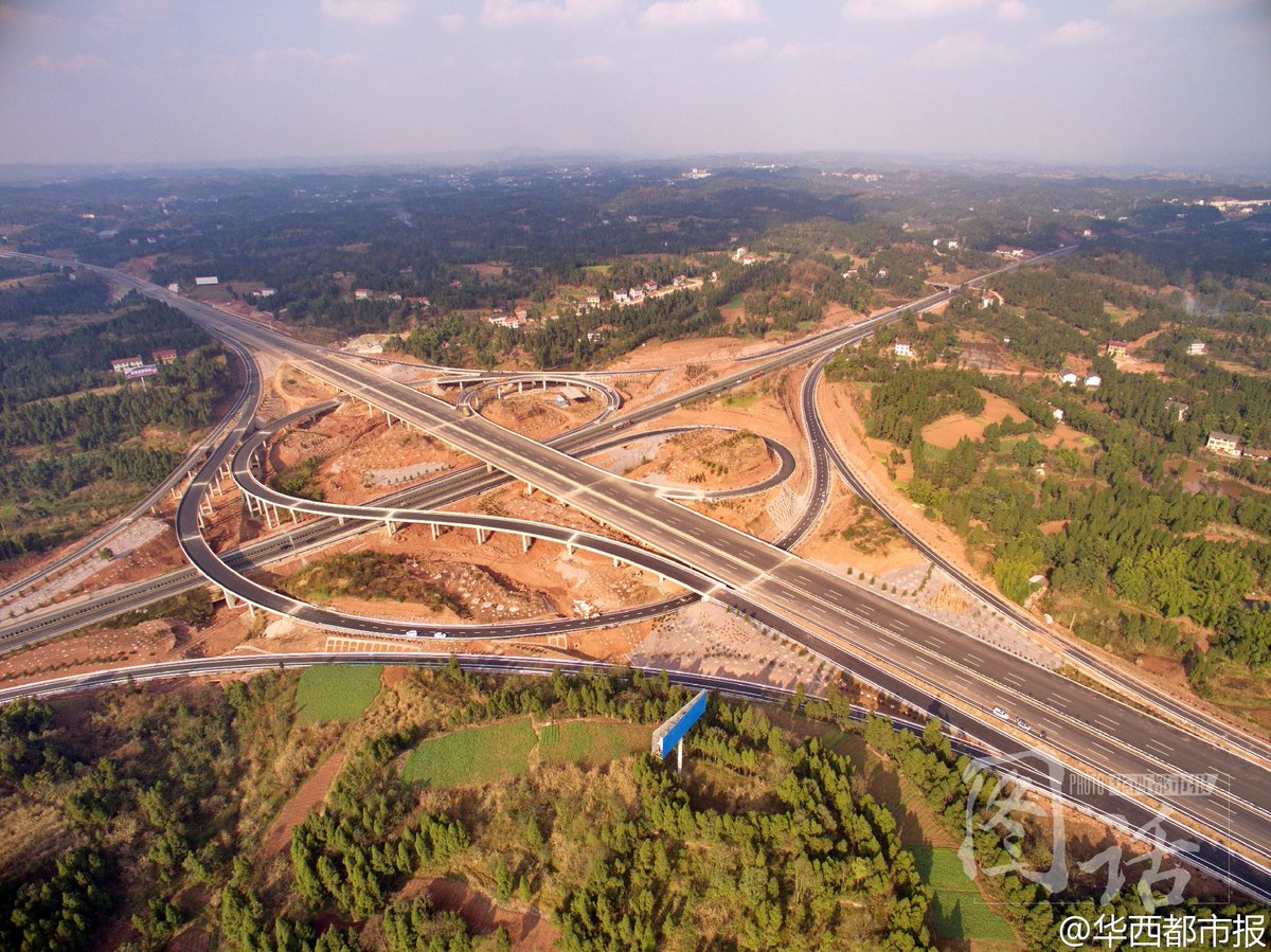 Chengdu: The fastest highway between China's Chengdu & Chongqing will op...