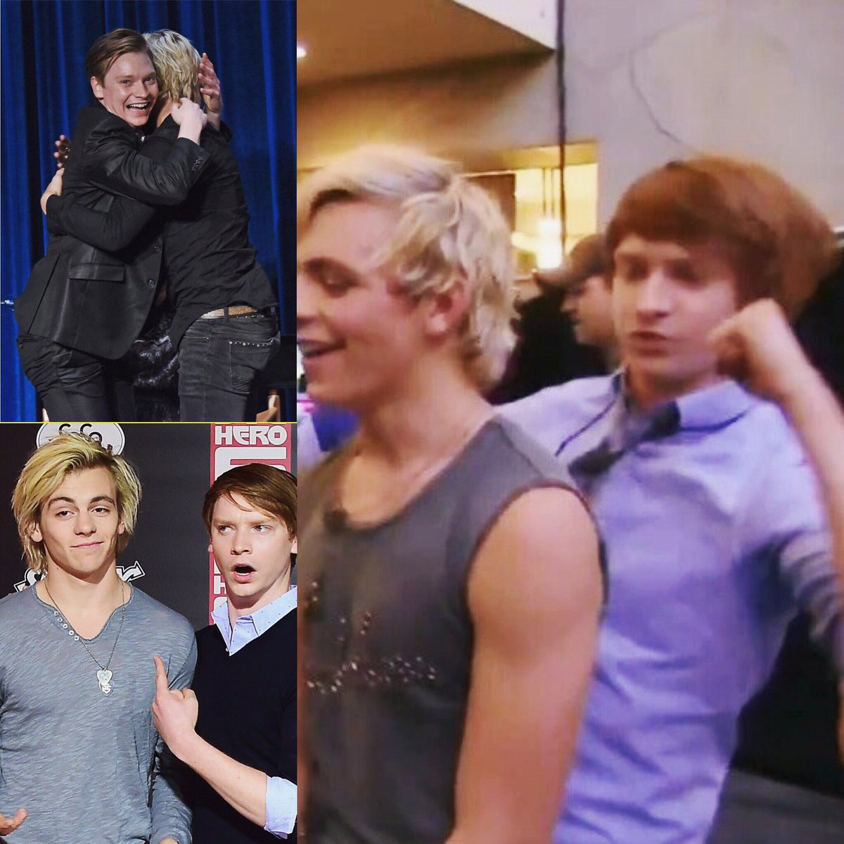 Ross Lynch And Calum Worthy