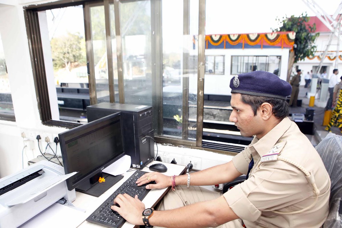 Gujarat CM opens first AVMS RTO check post at Shamlaji | DeshGujarat
