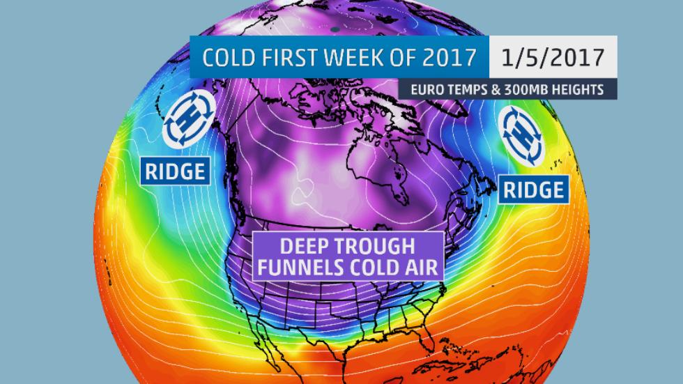A pattern change will bring brutally cold temperatures to portions of ...