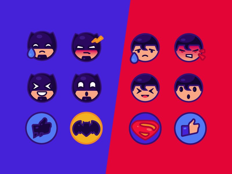 Batman Emoticon Text