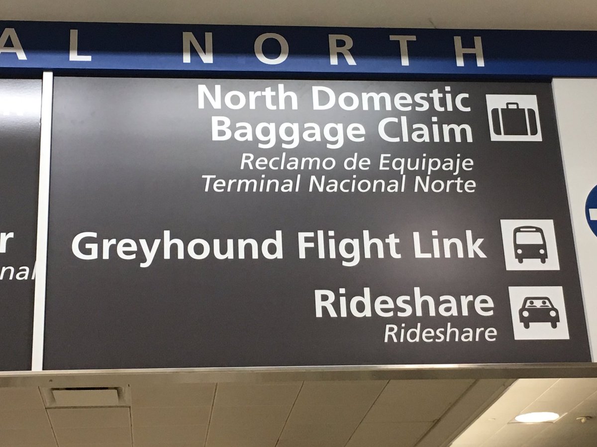 Airport Baggage Claim Sign