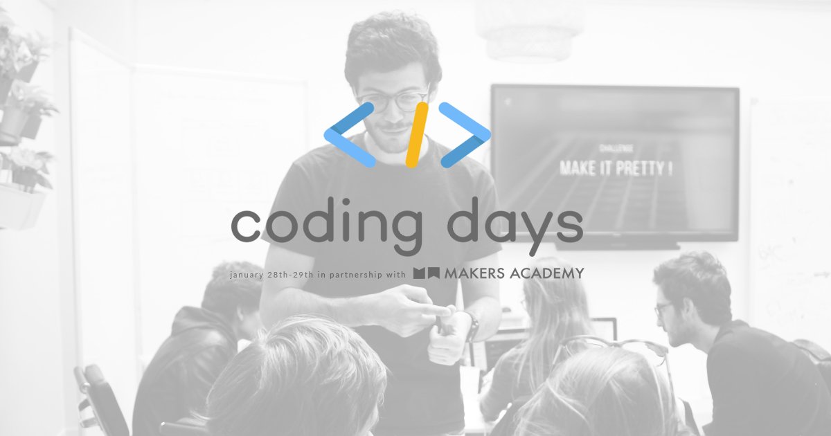 Coding Days (@coding_days) | Twitter