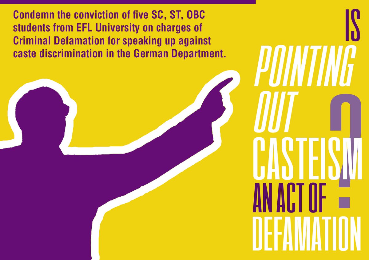 Poster On Caste Discrimination