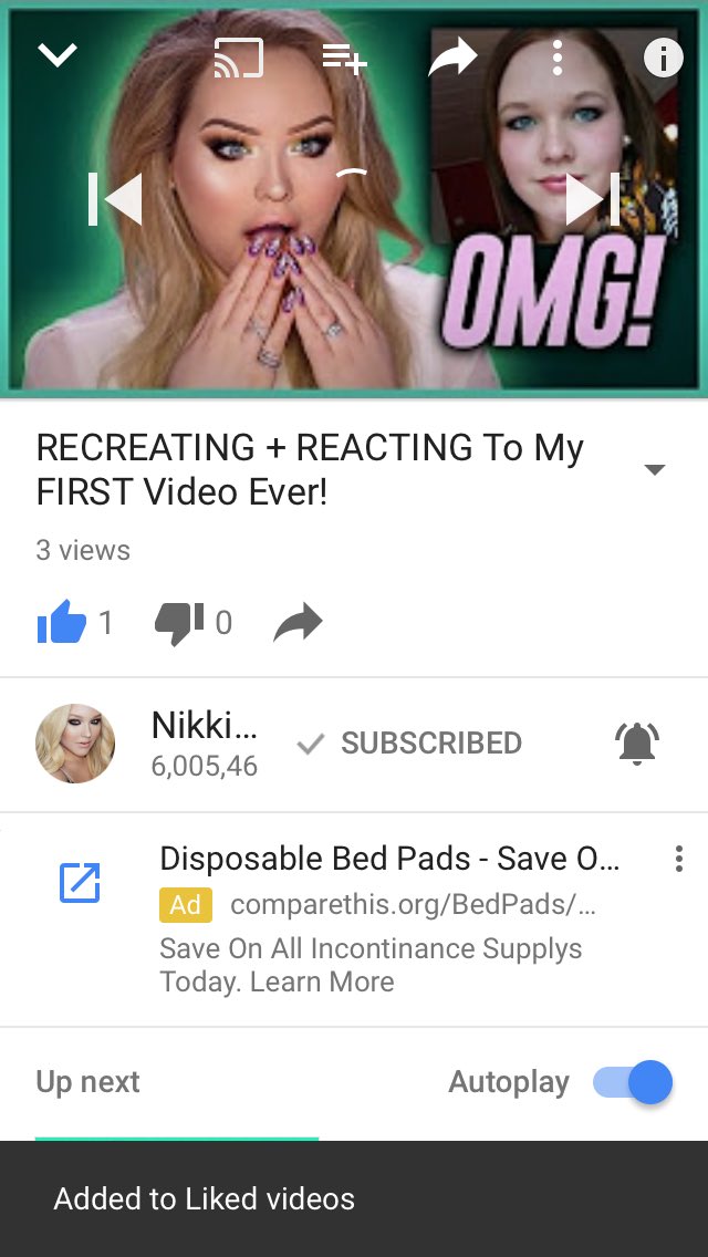 NikkieTutorials on Twitter: "*NEW* RECREATING + REACTING To My FIRST Video Ever is NOW liveeeee ...