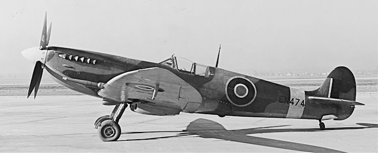 Spitfire bot on Twitter: "Spitfire HF Mk.VII EN474 1943年5月に米陸軍がサンプルとして受領した機体で、現在はレストアを受けスミソニアン航空 ...