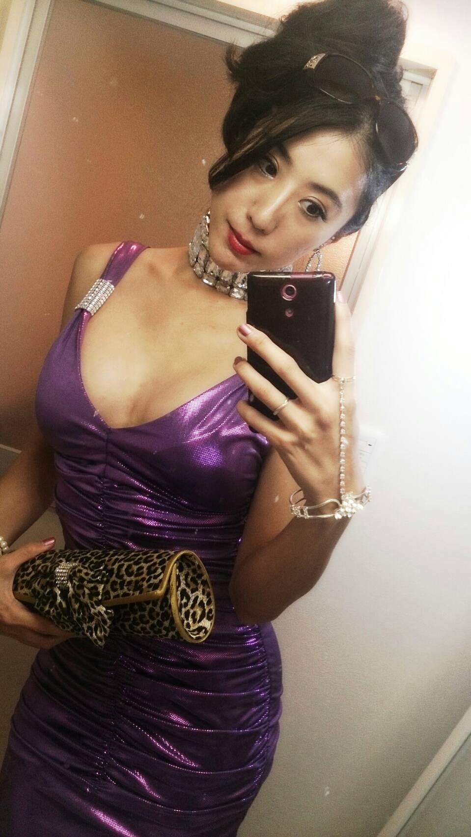 Sumire☆model on Twitter: "最強のボディコンドレス♪来月あたり発売☆ ラメカラーがすごくゴージャス☆ 今日はファッションブランドモデルオーディションでした。明日も ...