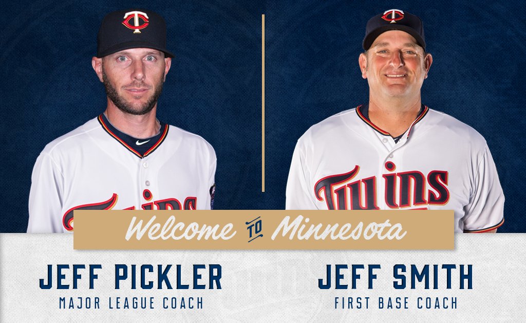 #MNTwins hire Jeff Pickler & Jeff Smith to Major League Coaching Staff. https://t.co/Q7esdJSZuO ...