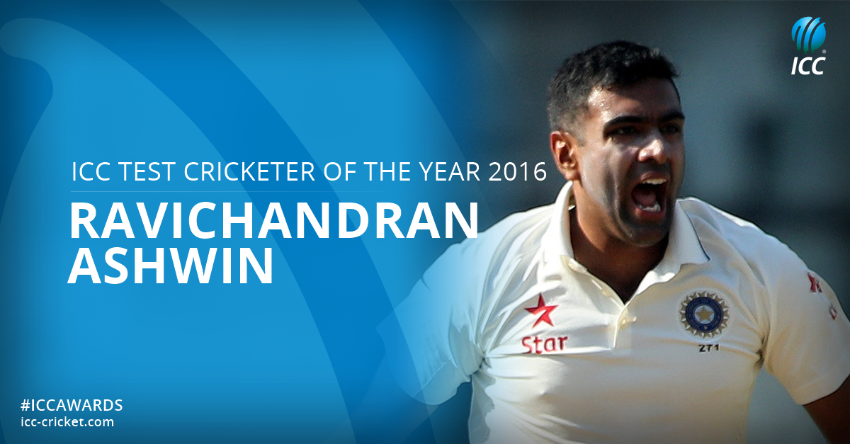 Ashwin named ICC Cricketer of the Year - News | Khaleej Times